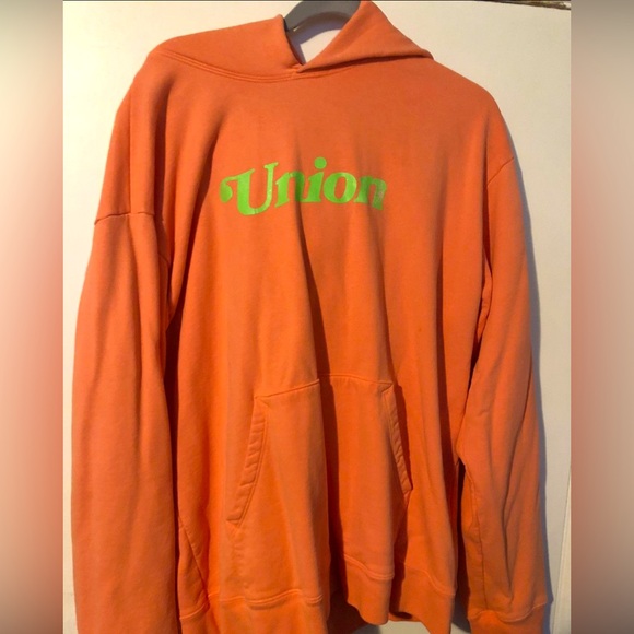 Union Los Angeles | Sweaters | Union Brand 9s Era Hoodie Xl In Orange W ...